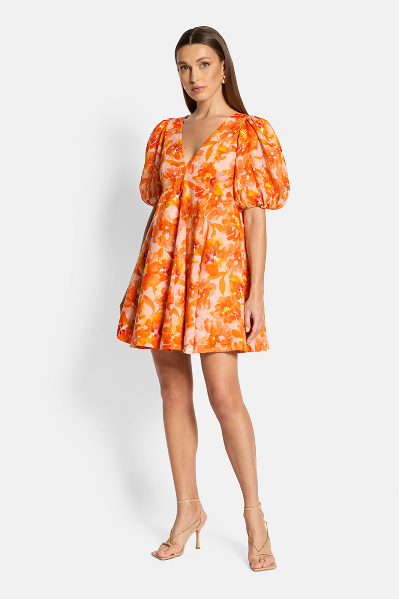 Aimee Puff Sleeve Mini Dress – Goldilocks Boutique + Ciss & Cola